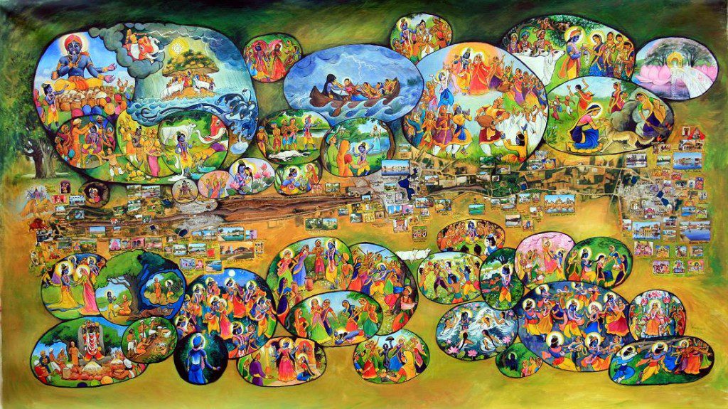 Beautiful Map of Govardhan Hill - VNN - Vaishnava News Network | VNN ...